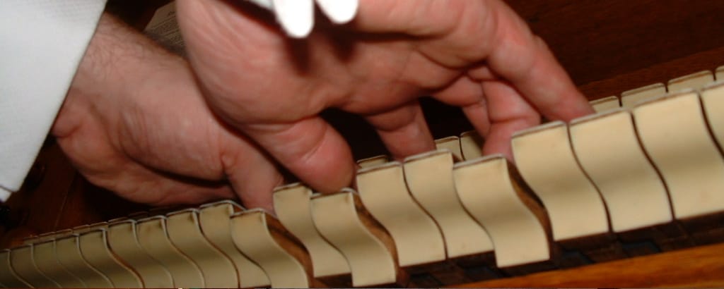 Fergus Black is an organist who plays at weddings, functions and other ...